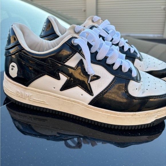 Bape | Shoes | Bapesta Black Lowtop | Poshmark